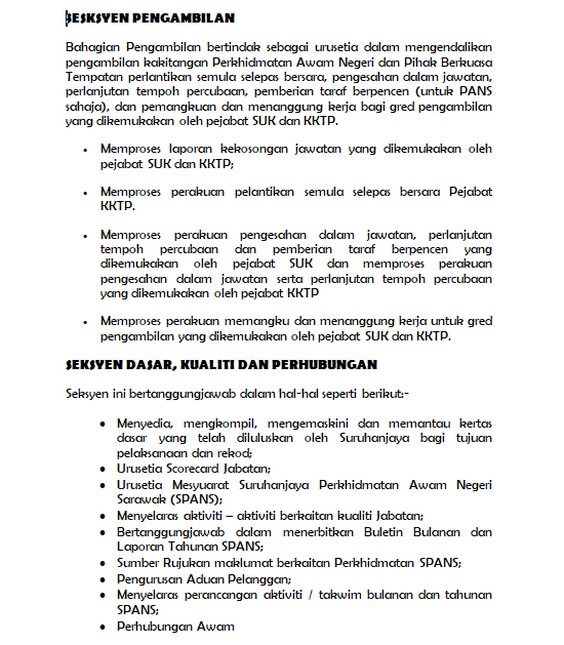 Fungsi-Fungsi SPANS - Portal Rasmi Suruhanjaya Perkhidmatan Awam Negeri ...
