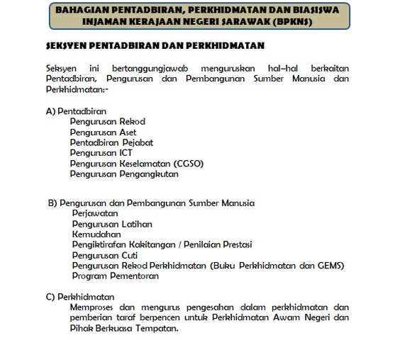 Fungsi-Fungsi SPANS - Portal Rasmi Suruhanjaya Perkhidmatan Awam Negeri ...